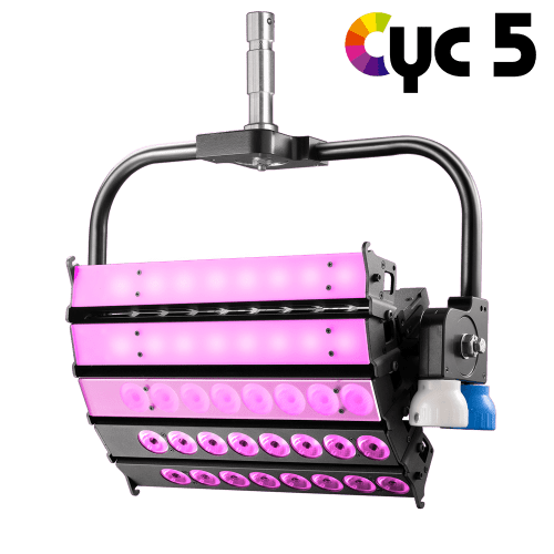 VELVET Cyc 5 Color Studio Asymmetrical Articulated LED with on - Board ...